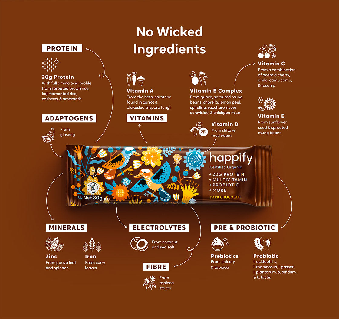 The Happiest Nutritional Bar on Earth – HappifyEarth